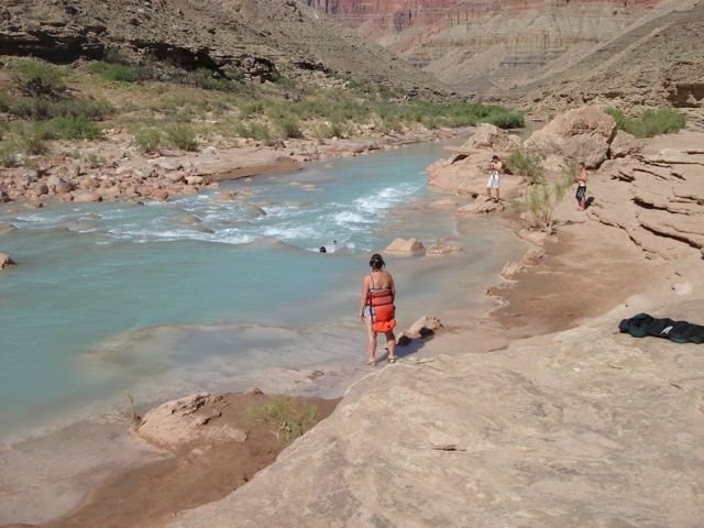 Why is the Little Colorado River Turquoise Blue?